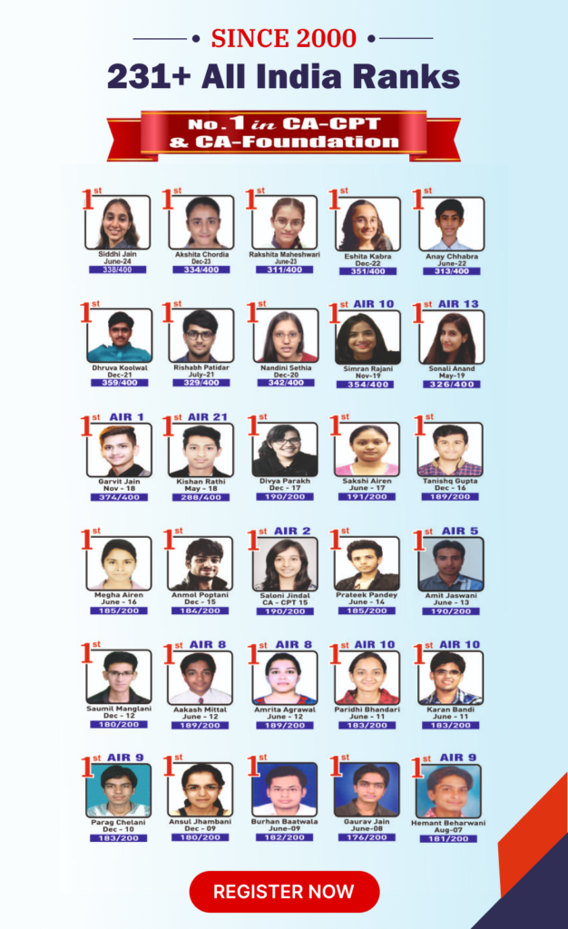 Best CA Course Coaching Classes in Indore & Central India